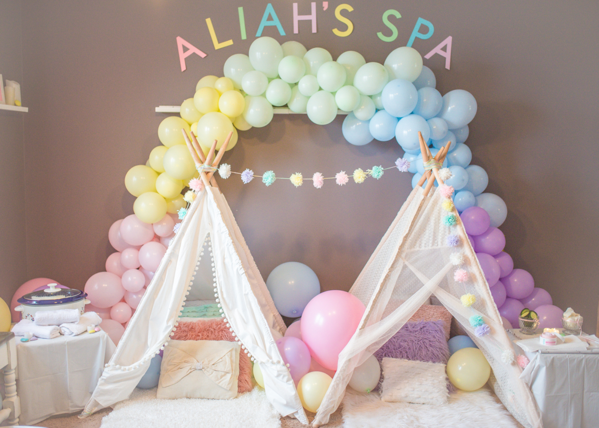 Spa Birthday Party for Girls – Nikki Gentry Photography